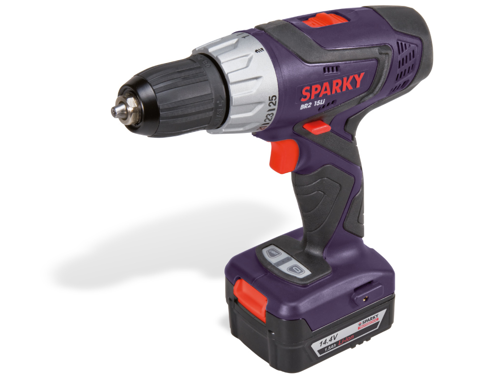 BR2 15Li, Li-ion Аккумуляторная дрель / шуруповерт | SPARKY.eu